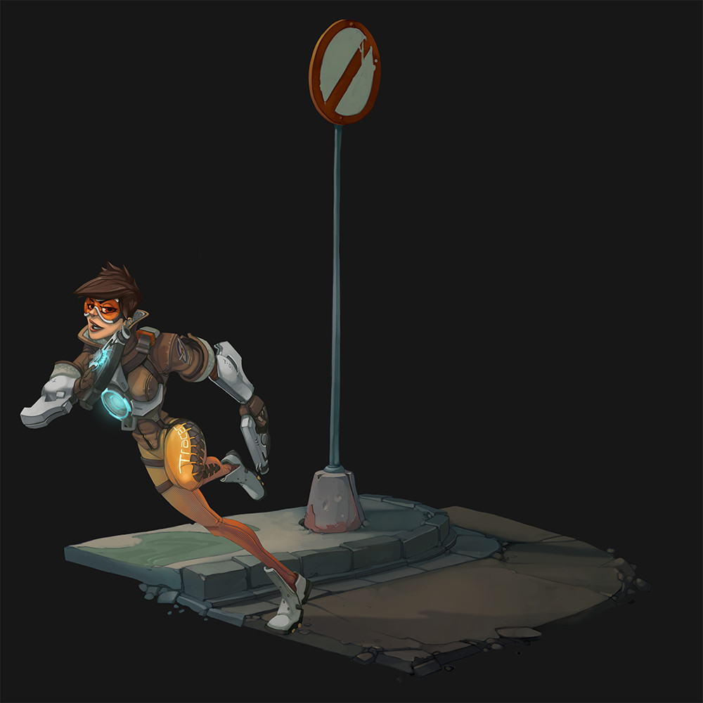 Wojtek Michalak - Overwatch Tracer Blink Action