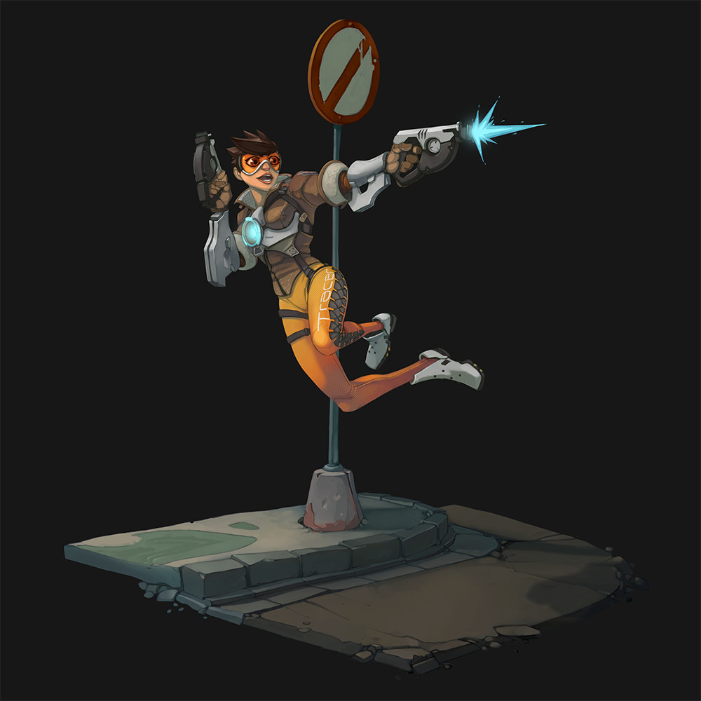 Wojtek Michalak - Overwatch Tracer Blink Action