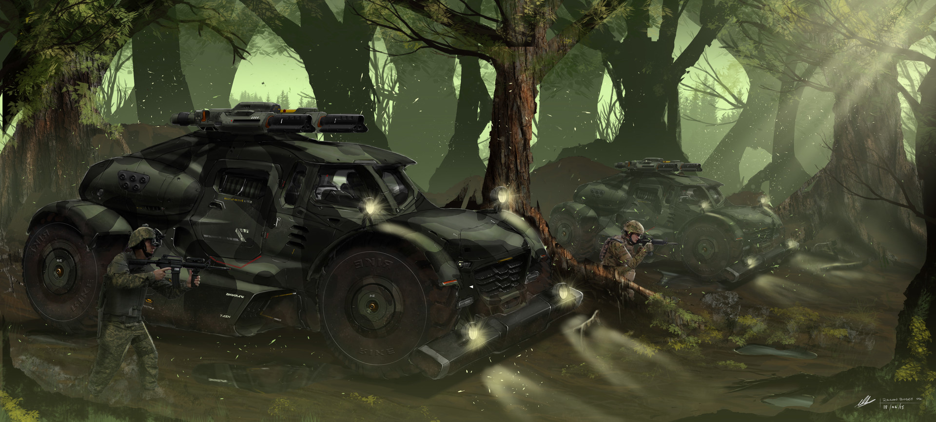 ArtStation - Concept Assault Buggy