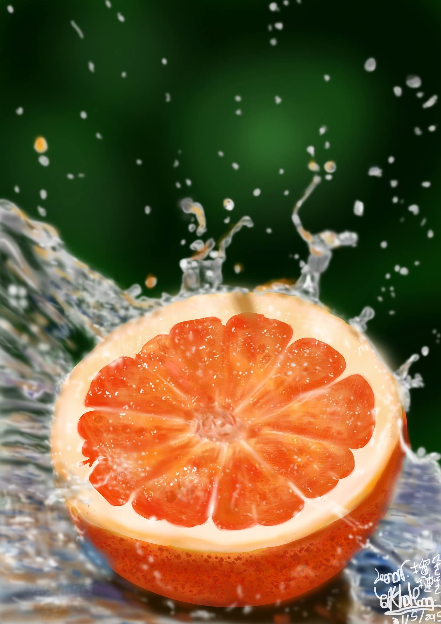 ArtStation - Digital Painting-Orange