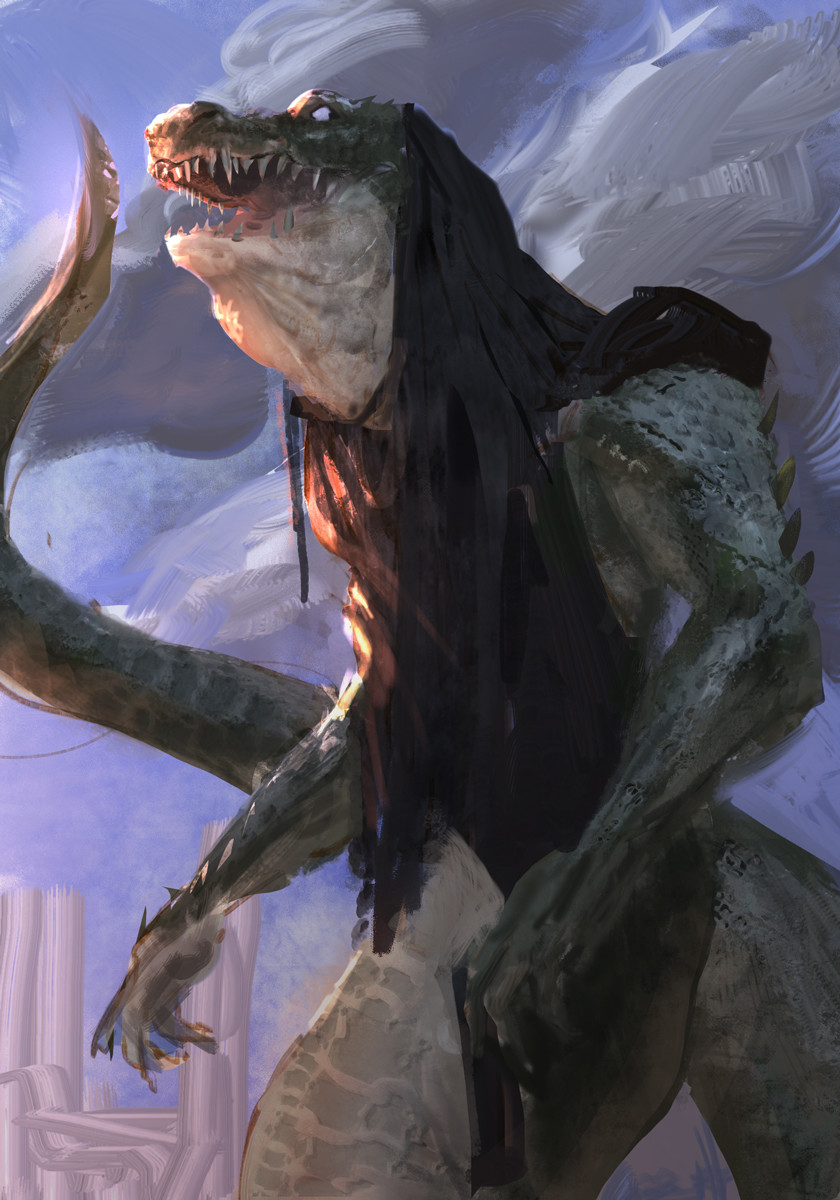 ArtStation - 3/100 - Croc Priest