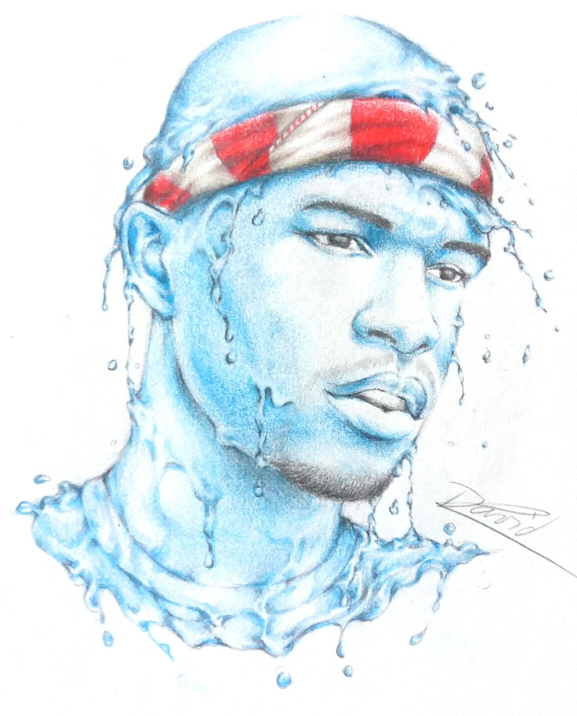 ArtStation - frank ocean portrait