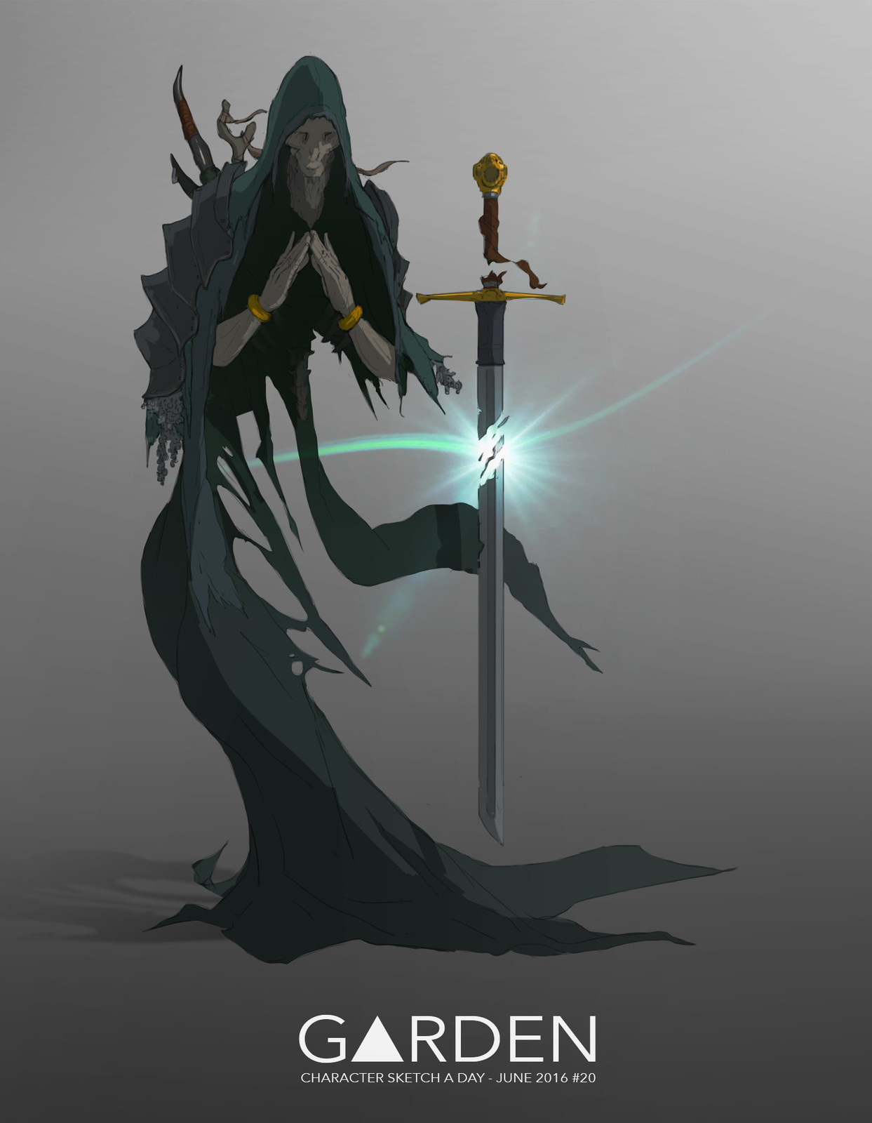 Tom Garden - Character Sketch a Day - June/July 2016