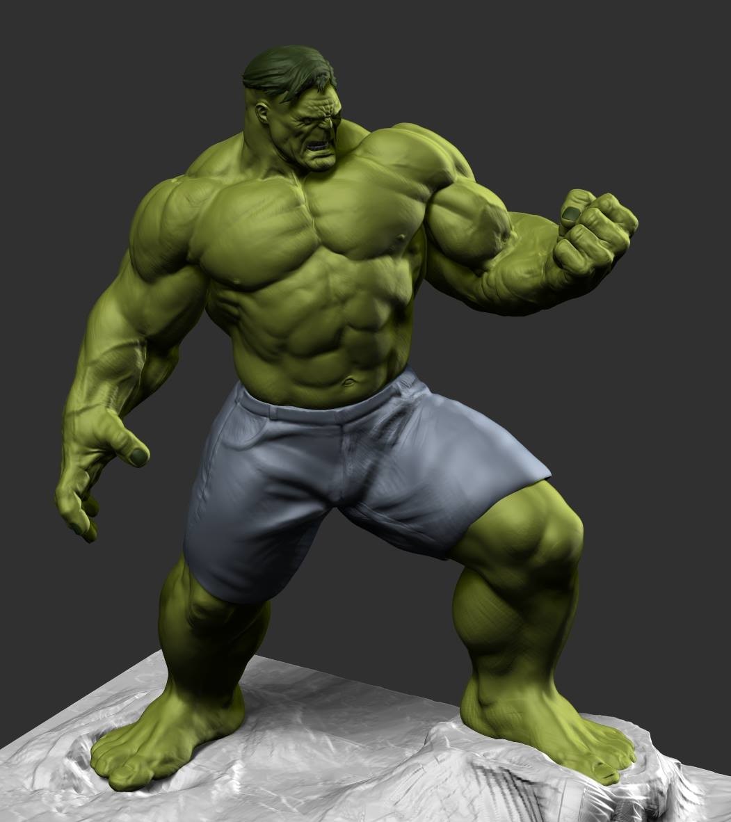 ArtStation - Hulk dynamesh