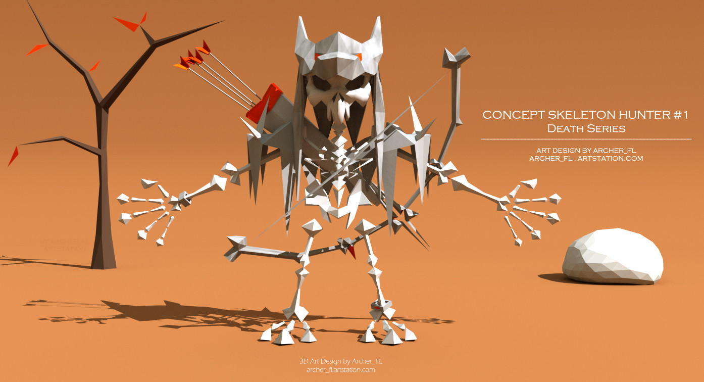 Archer FL - Concept Skeleton Hunter #1