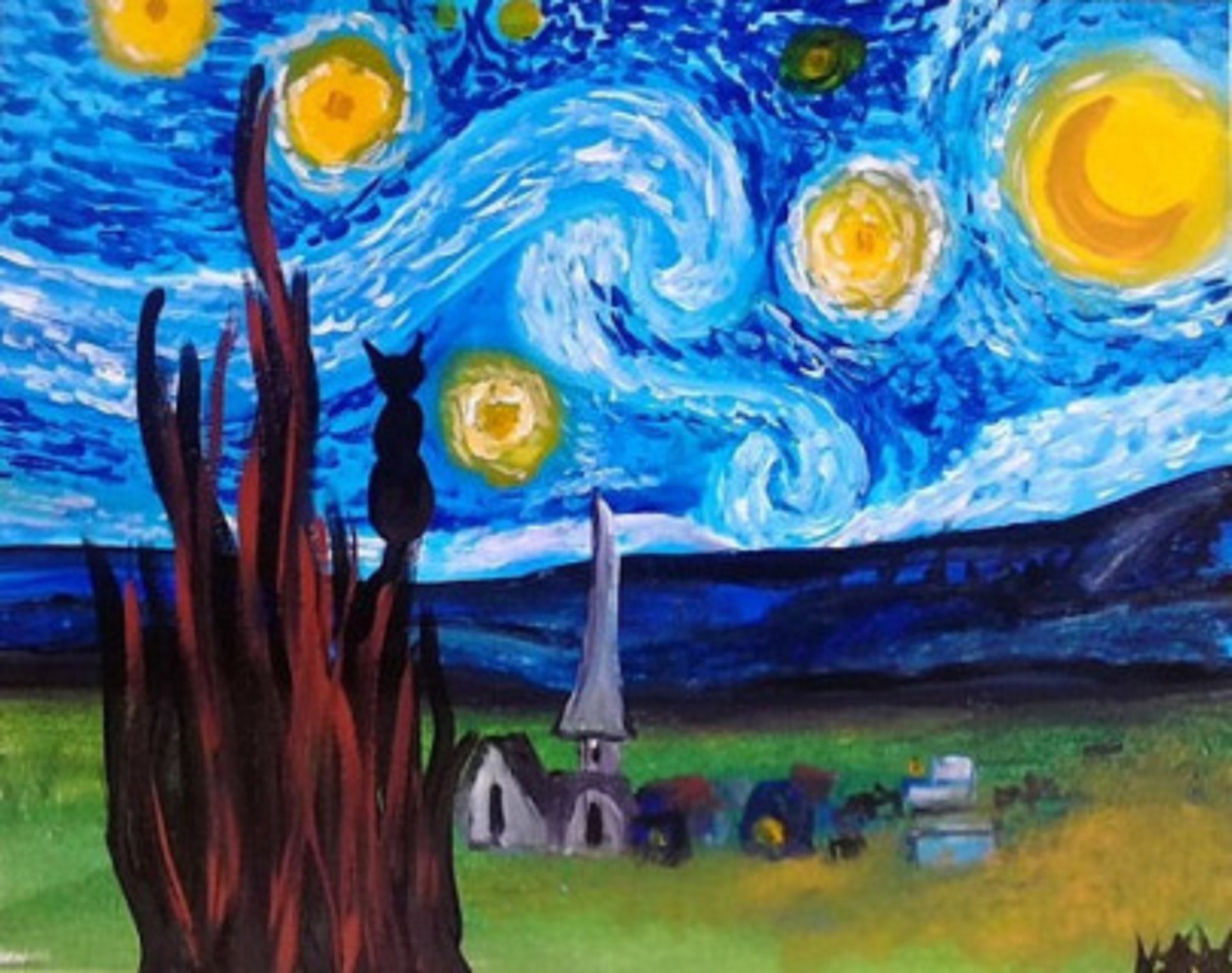 ArtStation - Van Gogh Meow