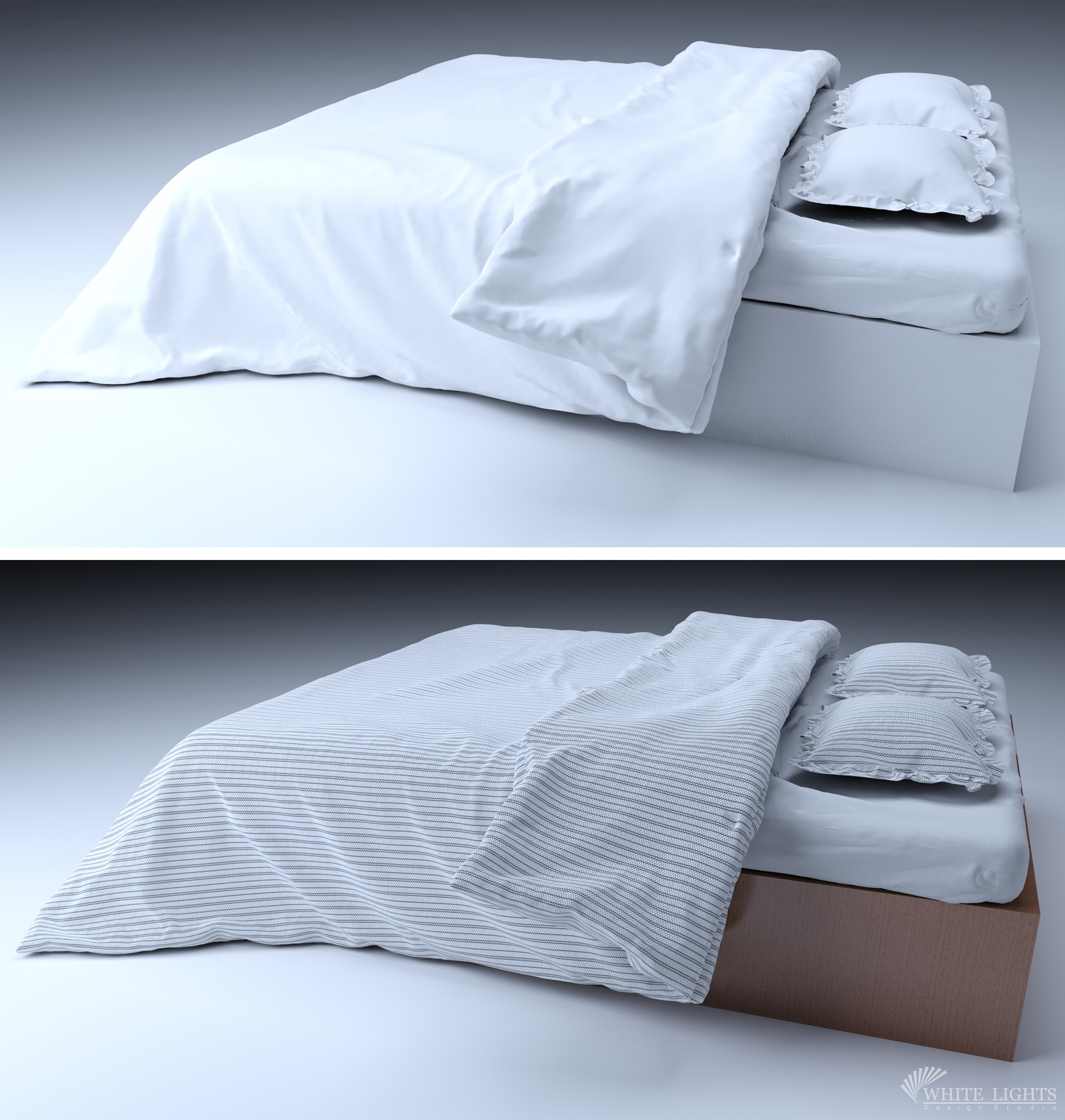 ArtStation - 3D Bed Model & Render