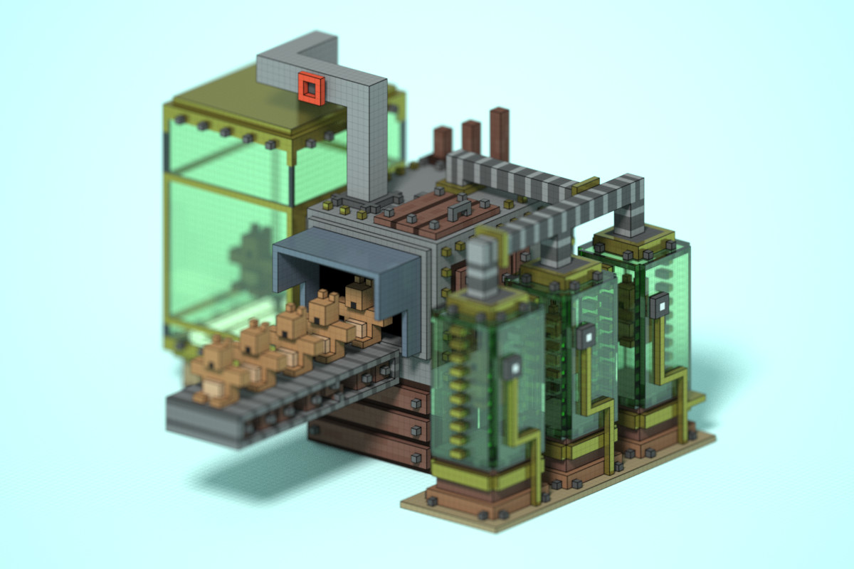 ArtStation - Teddy Bear Machine