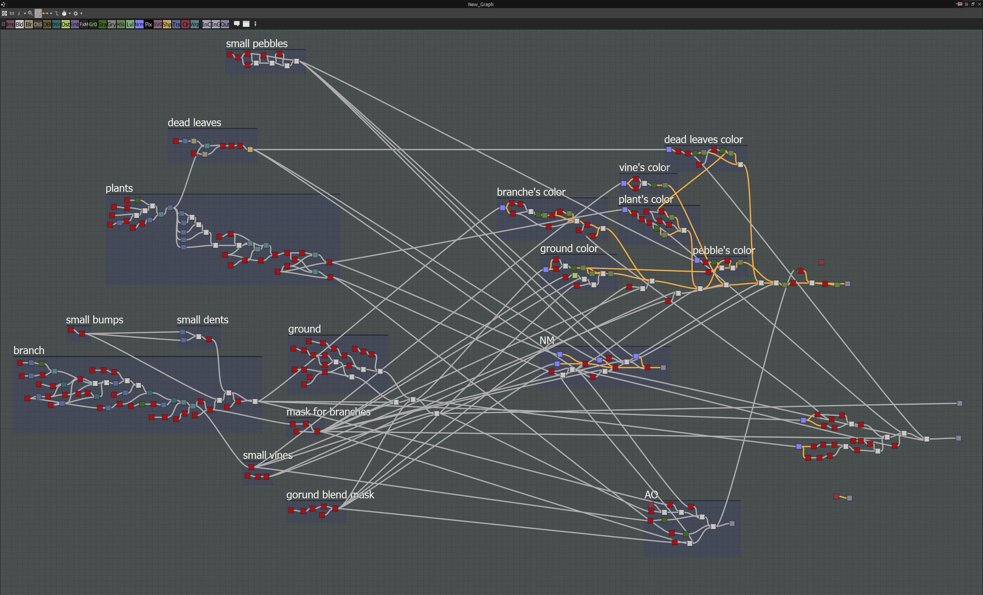 Robert Wilinski - Roots - 100% Substance Designer