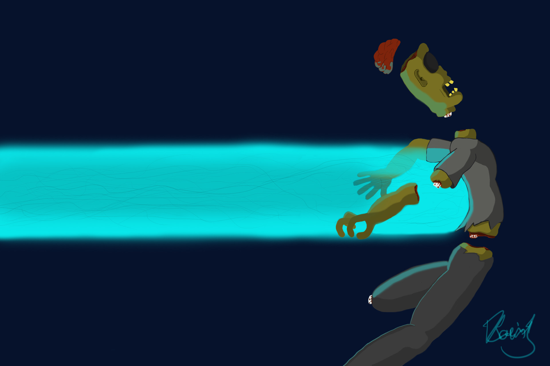 ArtStation - Zombie Hadouken