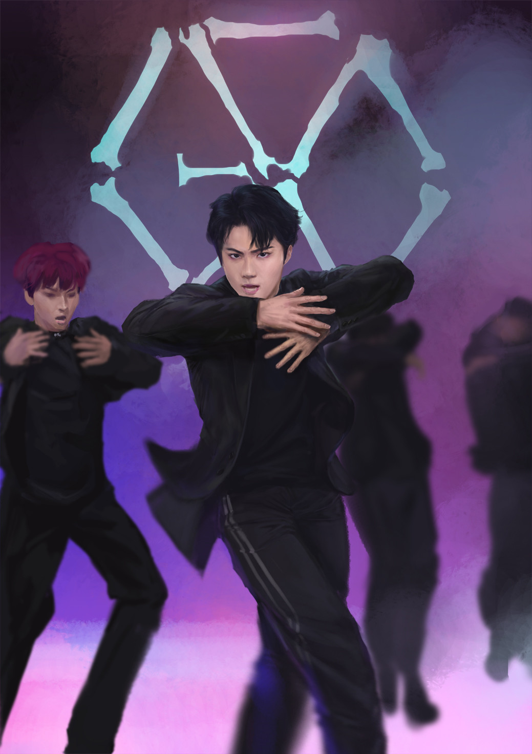 ArtStation - EXO_monster.sehun