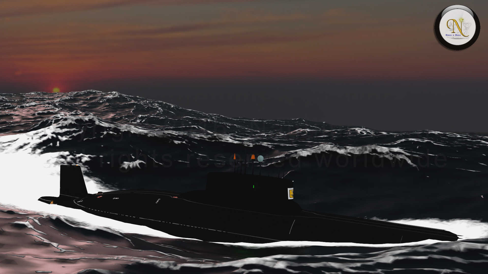 Typhoon Class Submarine Red October