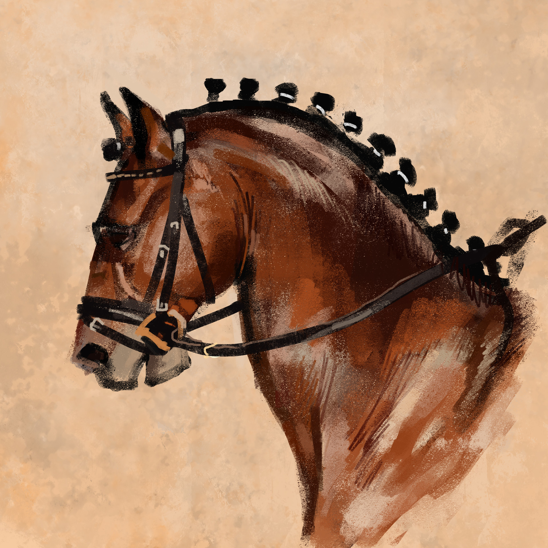 ArtStation - horse head study