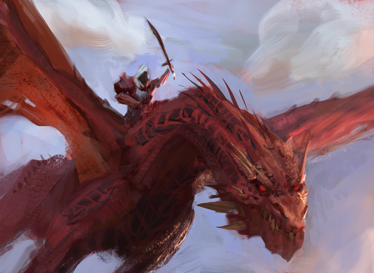 ArtStation - 8-Red Dragon
