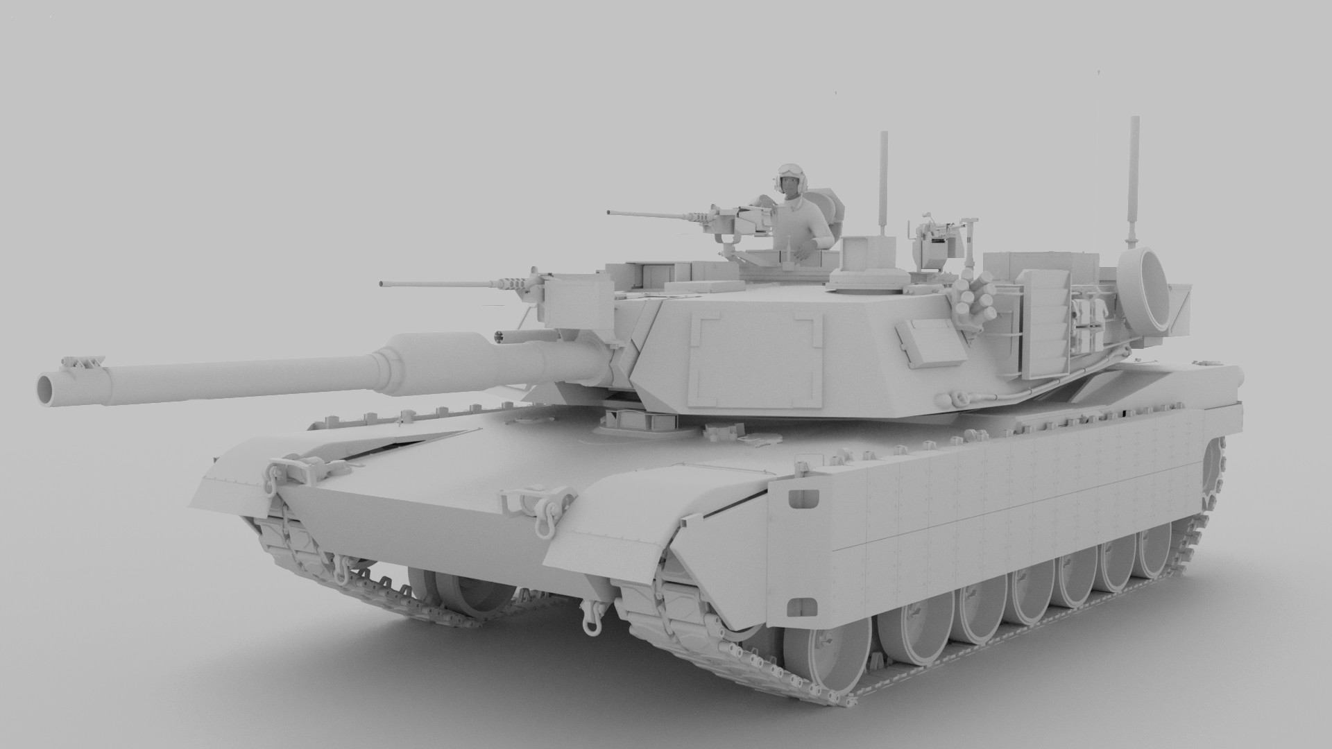 ArtStation - Abrams main battle tank