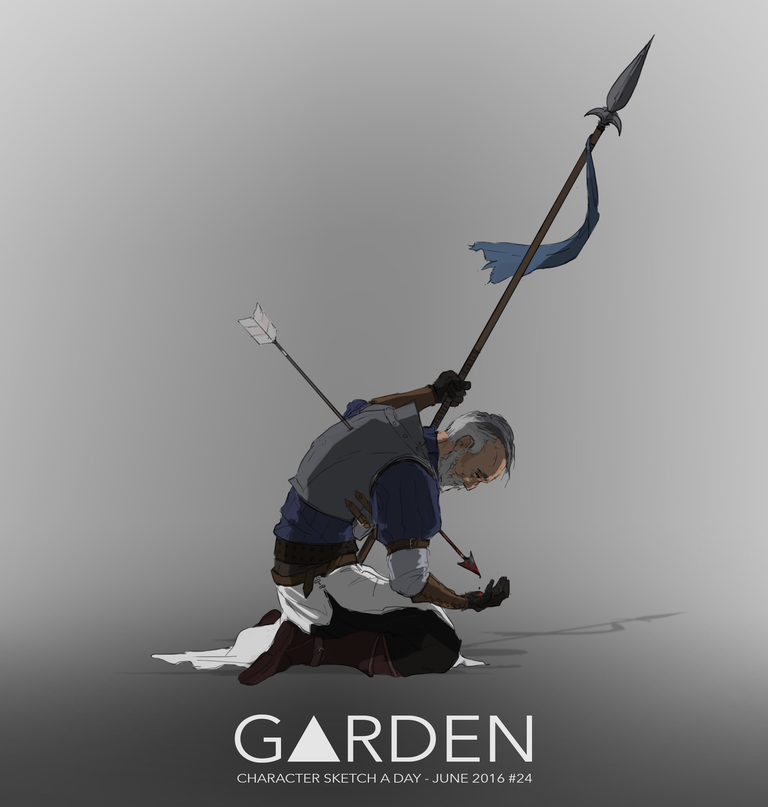 Tom Garden - Character Sketch a Day - June/July 2016