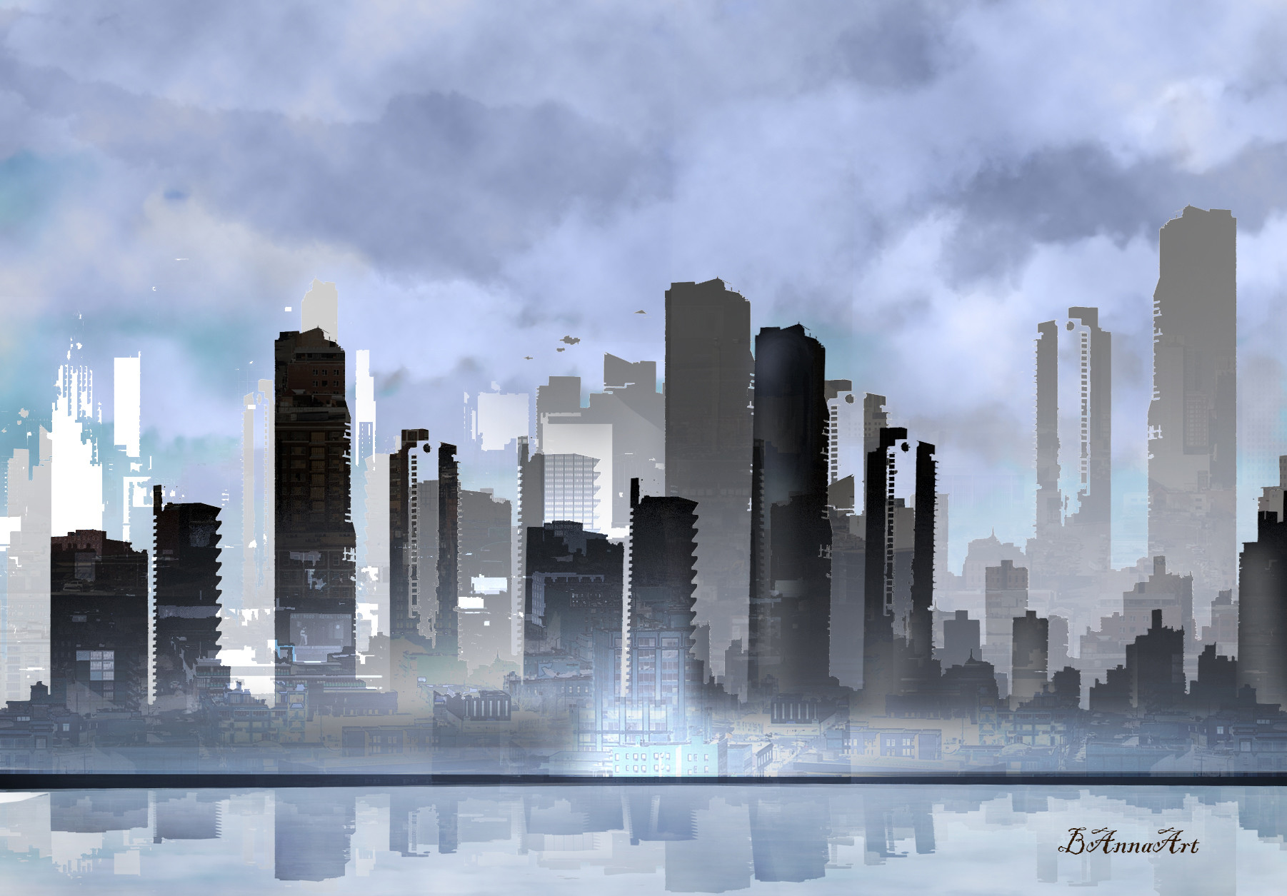 ArtStation - City Stylised illustration