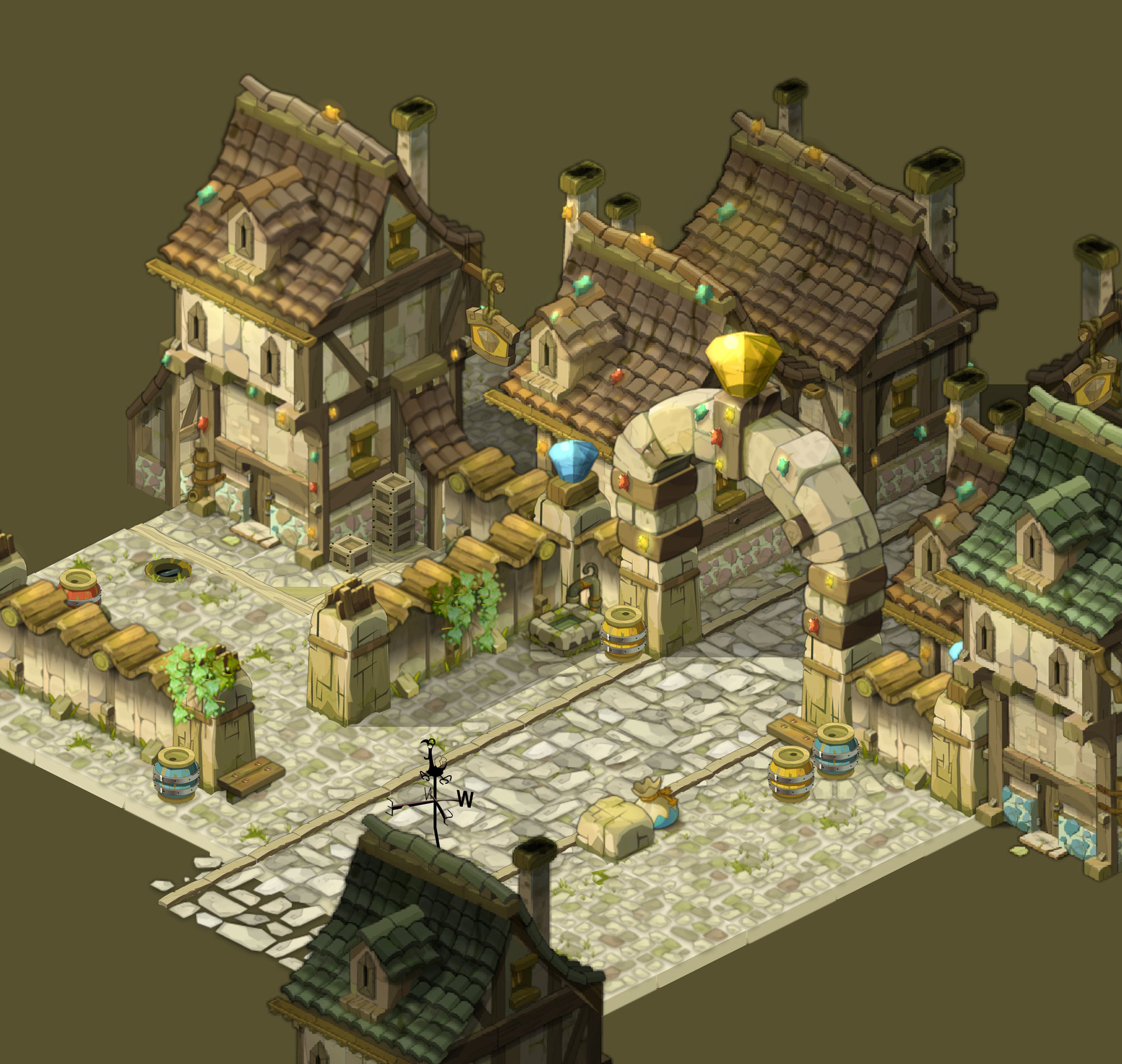 Severin Baclet - Dofus MMO Concept Art