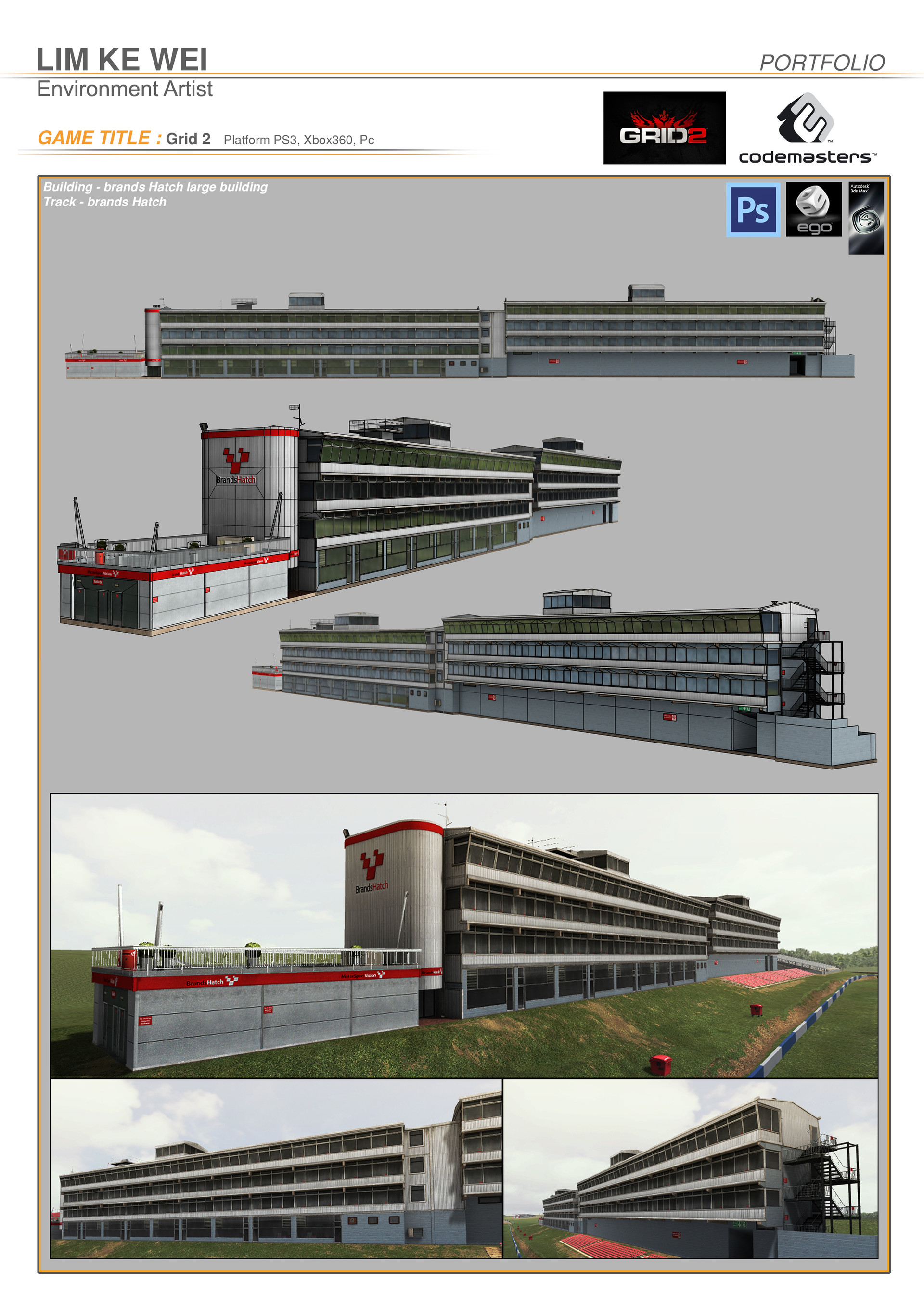 ArtStation - Grid 2 - Brand Hatch Building