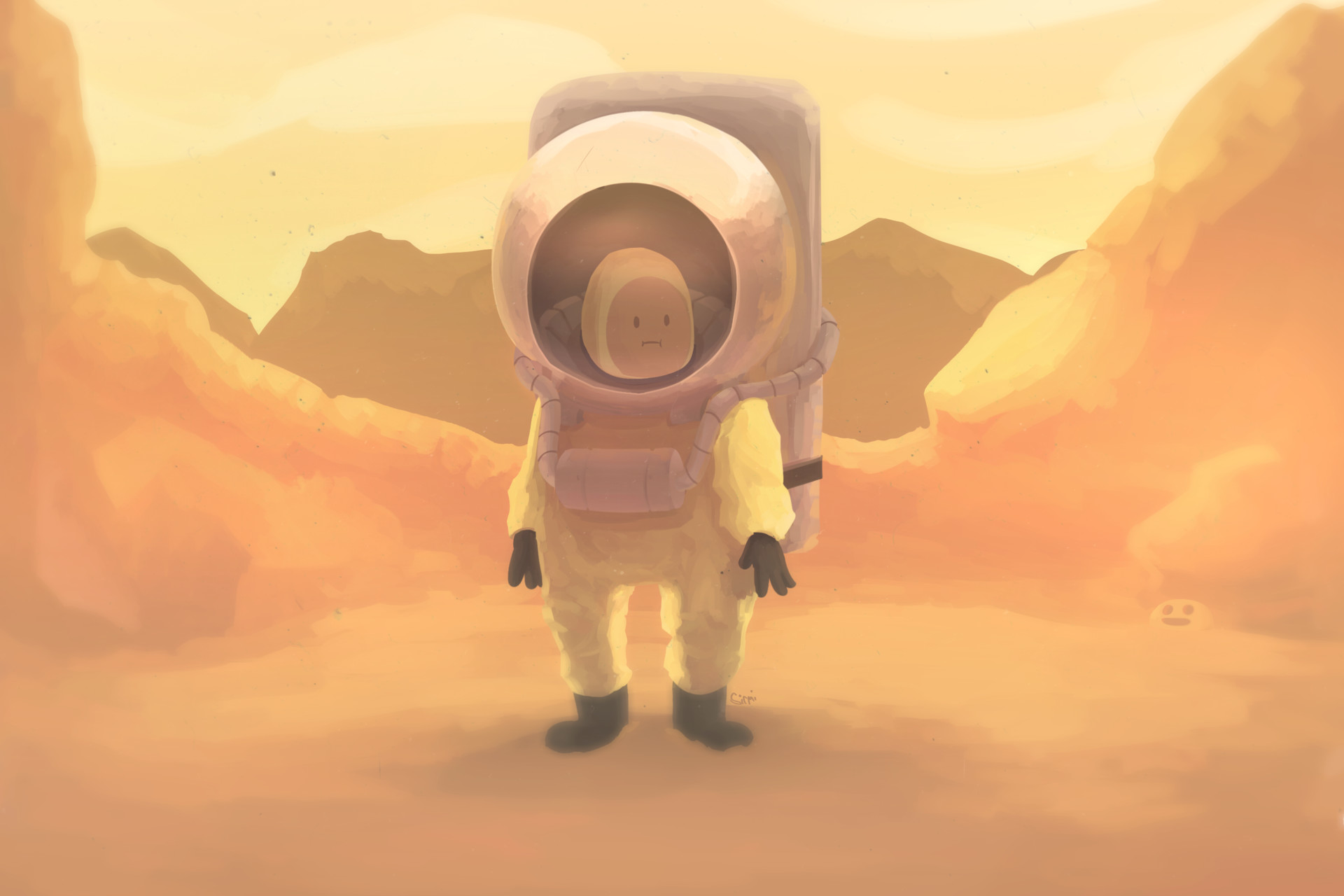 ArtStation - Stranded Spaceman