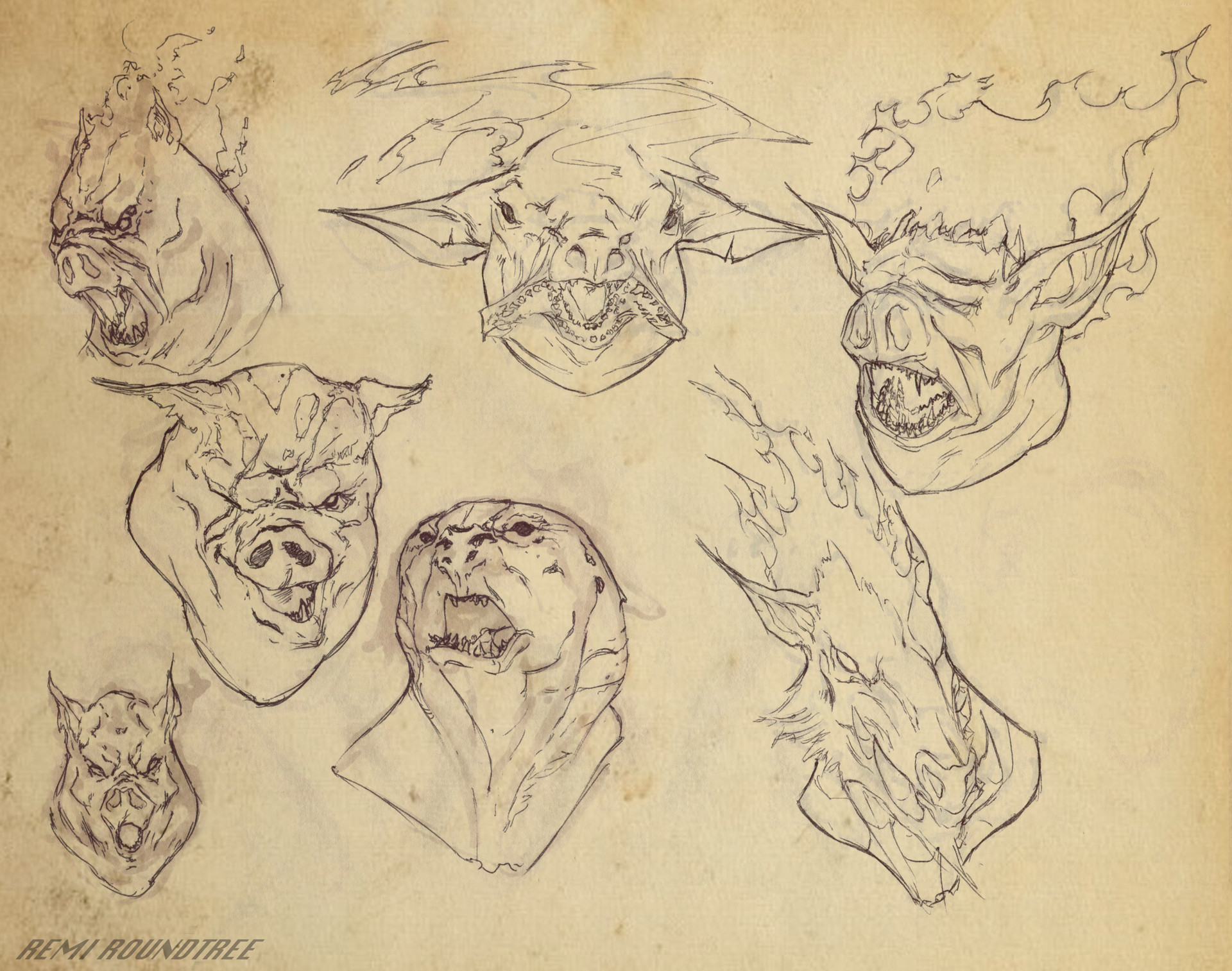 ArtStation - Boss_Facial_Ideations