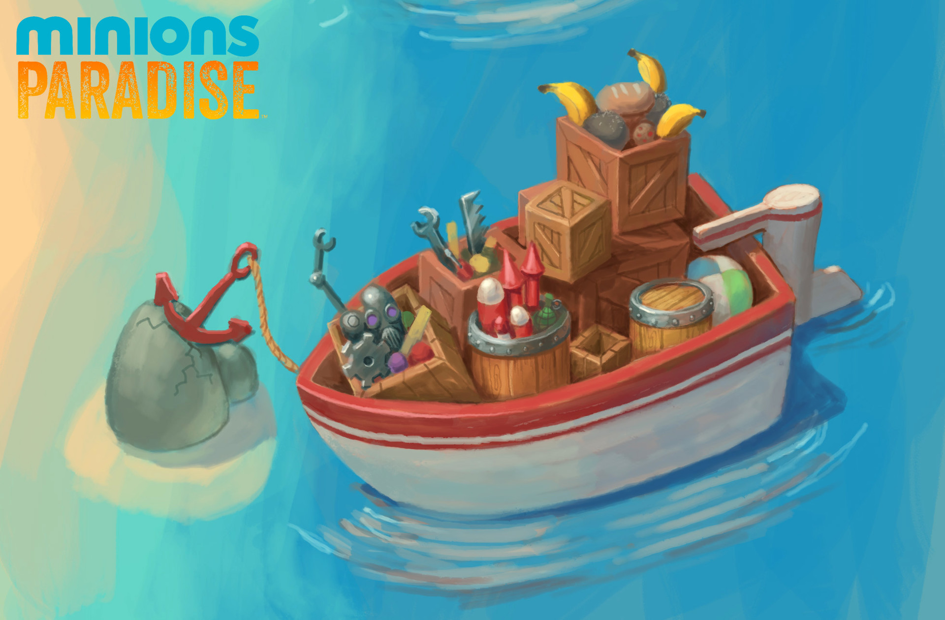 Nathan Gordon - minions paradise concept art