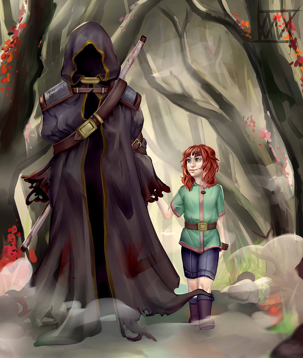 ArtStation - death and girl