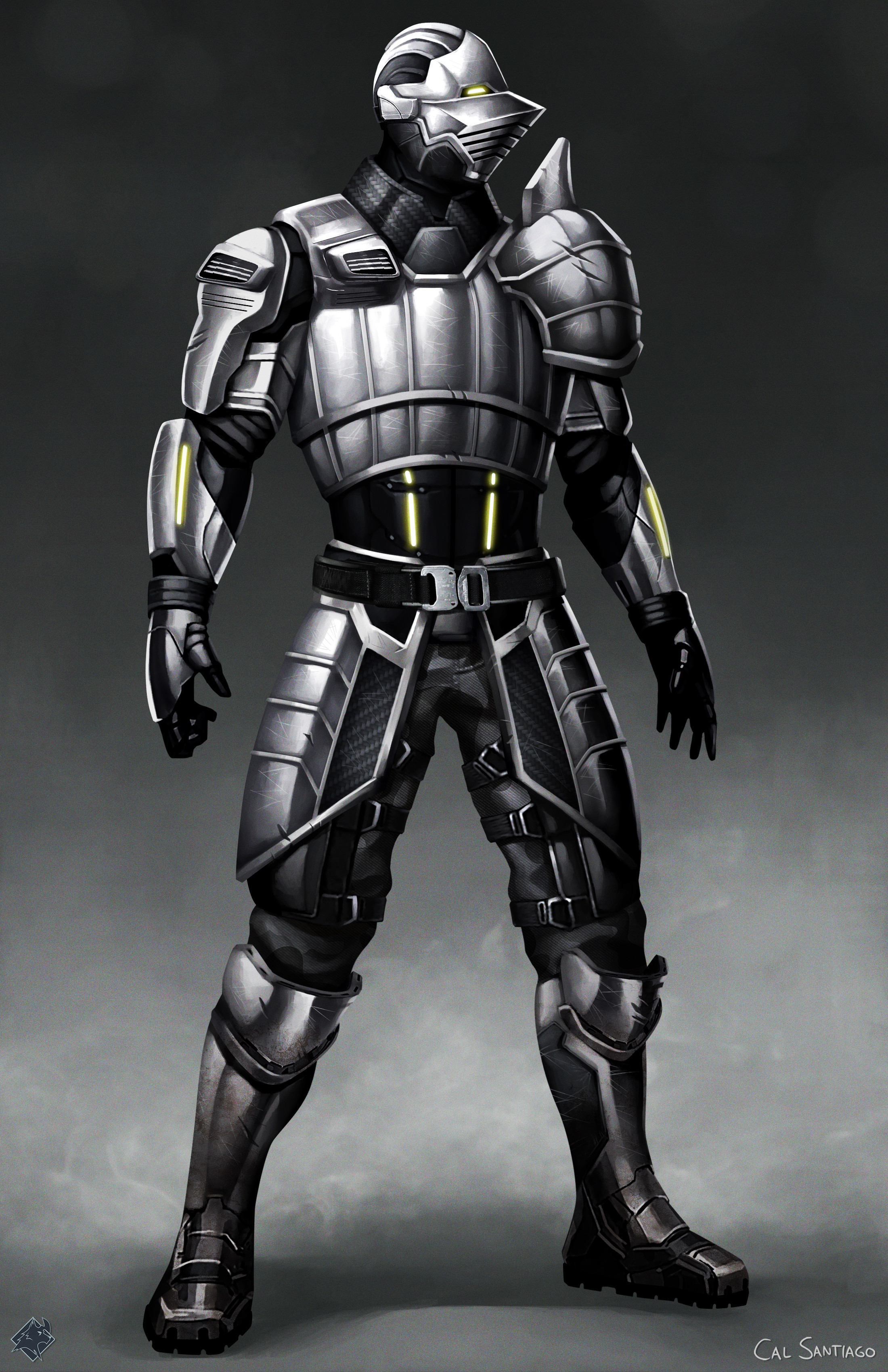 Sci Fi Knight Armor