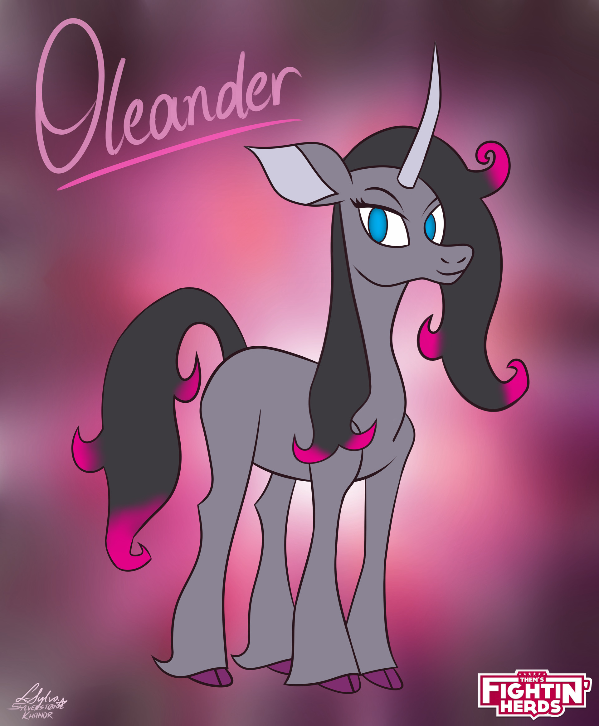 ArtStation - Them's Fightin' Herds - Oleander, Foenum's Rebel