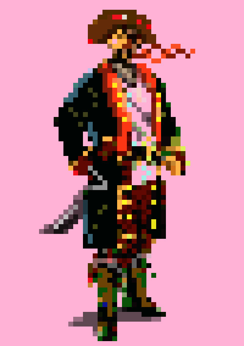 ArtStation - Pirate pixel art