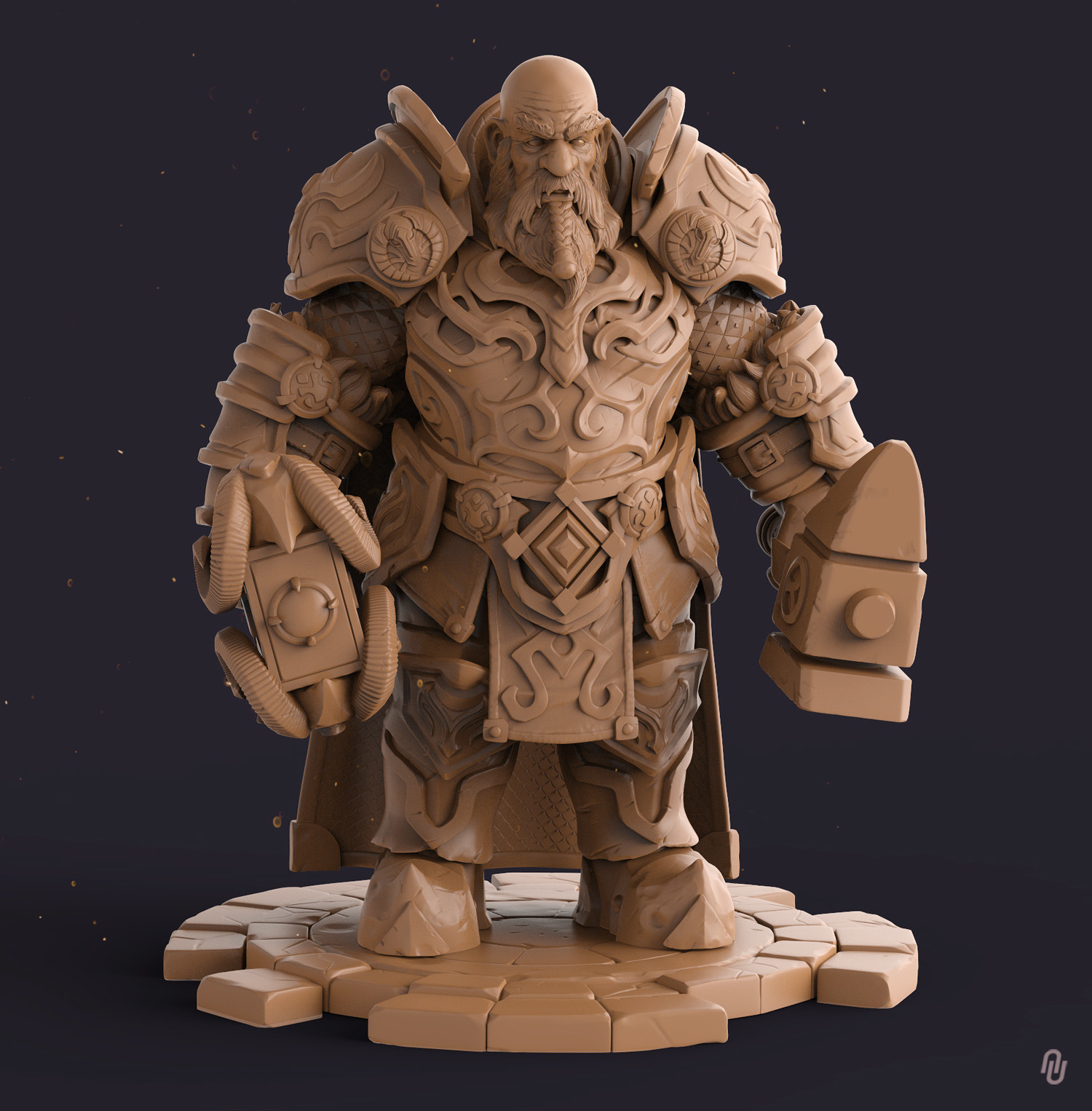 ArtStation - Dwarf Warrior