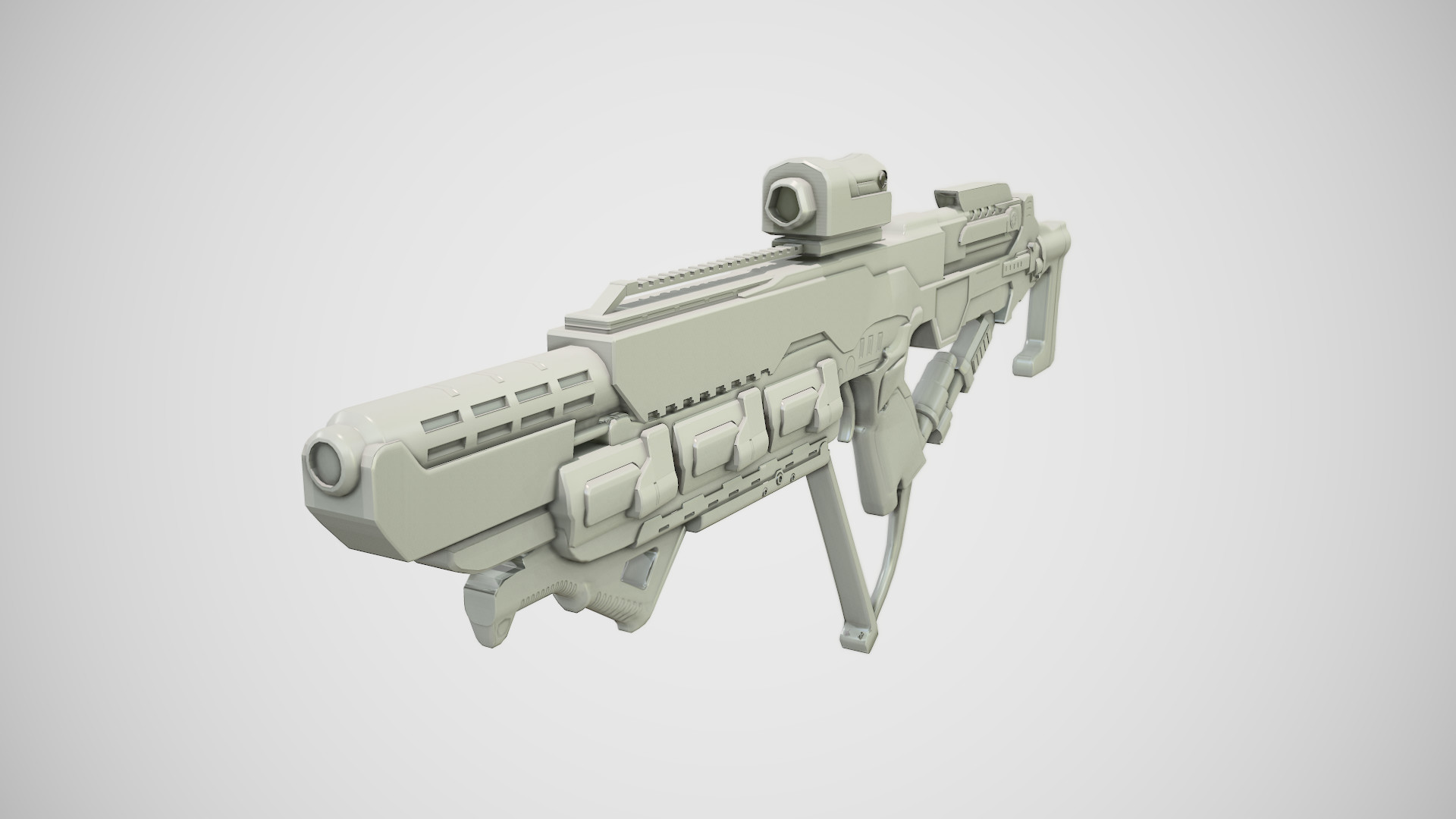 Ethan Giles - Work In Progress - Sci-Fi Rifle