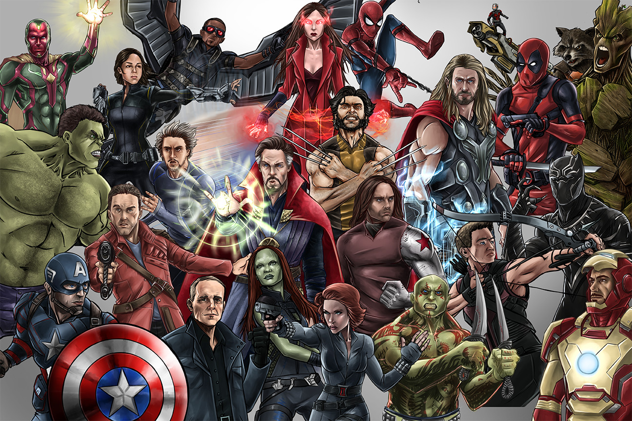 Jarett Walen - MARVEL Character Collage