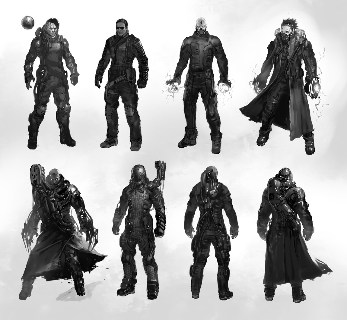 ArtStation - Cyberpunk characters