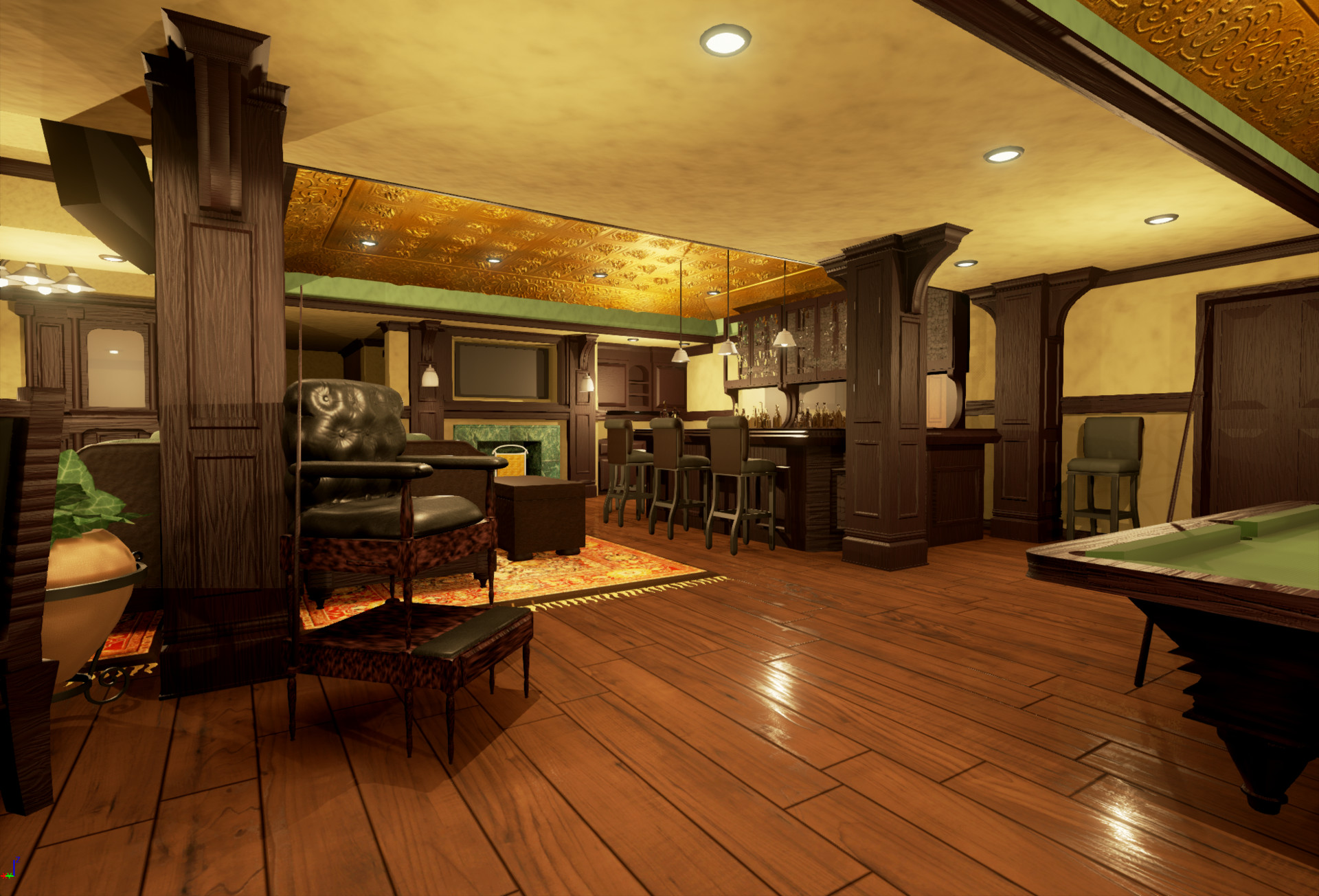 ArtStation - WIP Game Room