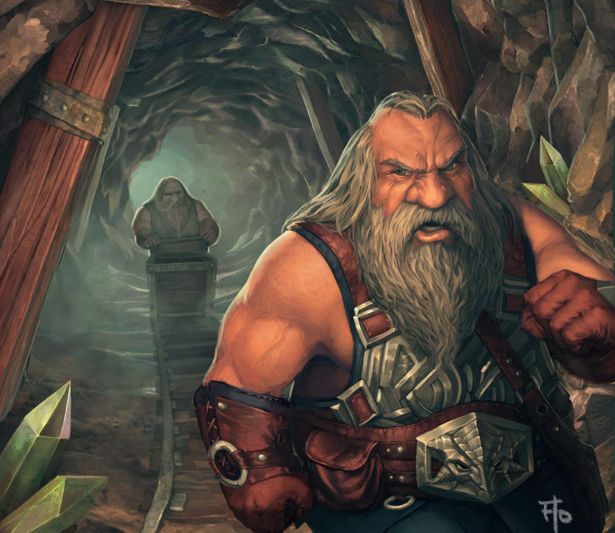 ArtStation - dwarf guy