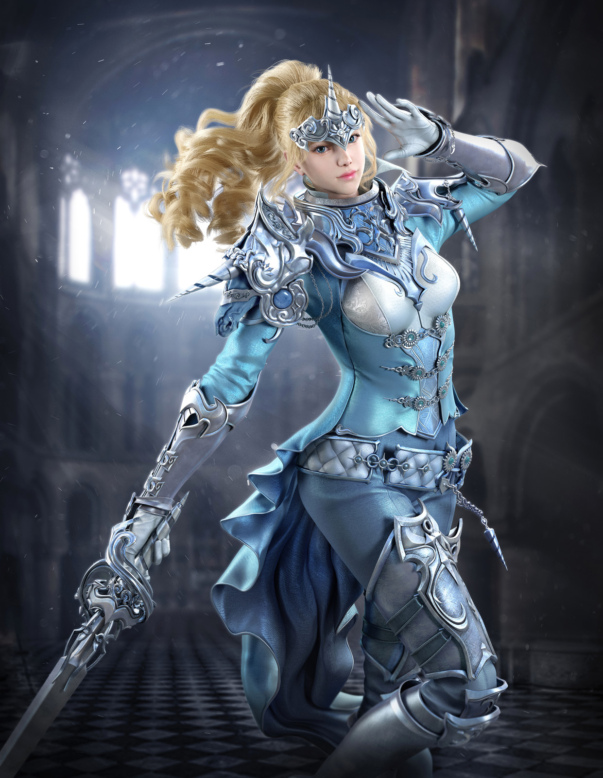 JIUN LEE - lady knight