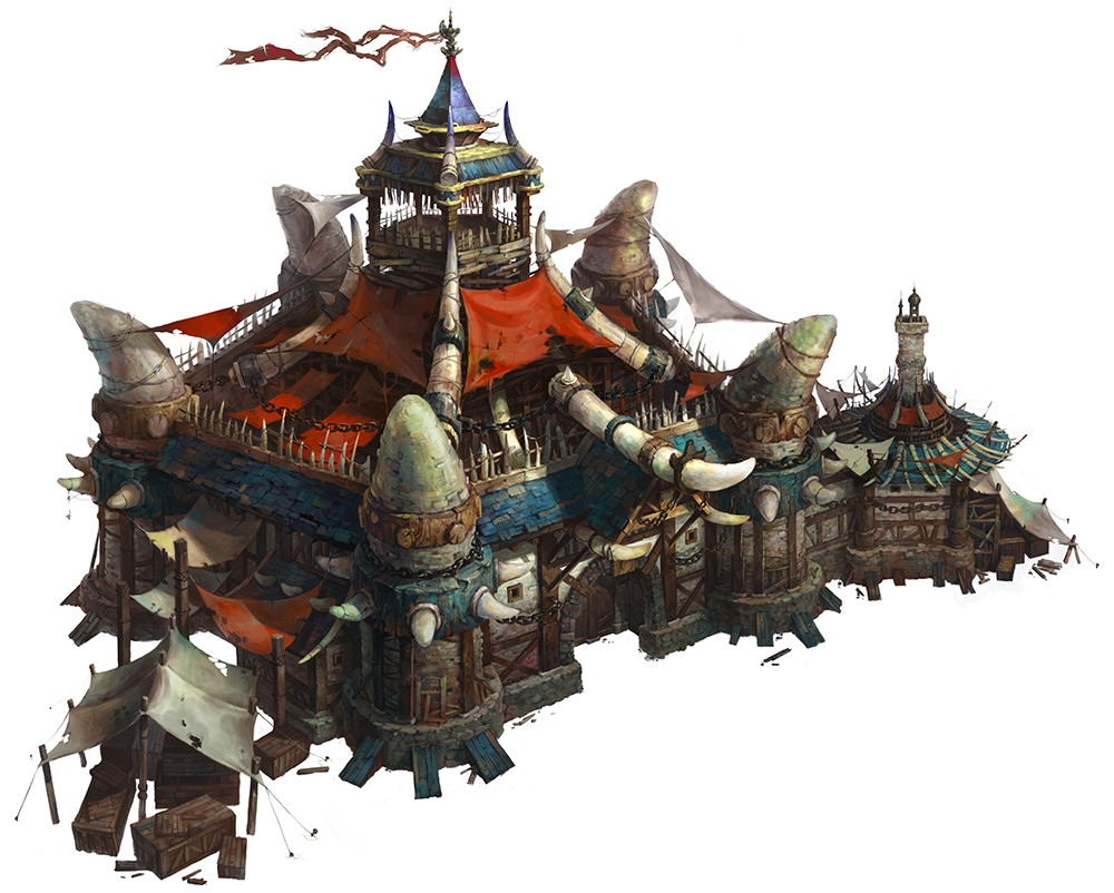 ArtStation - Outpost of orc