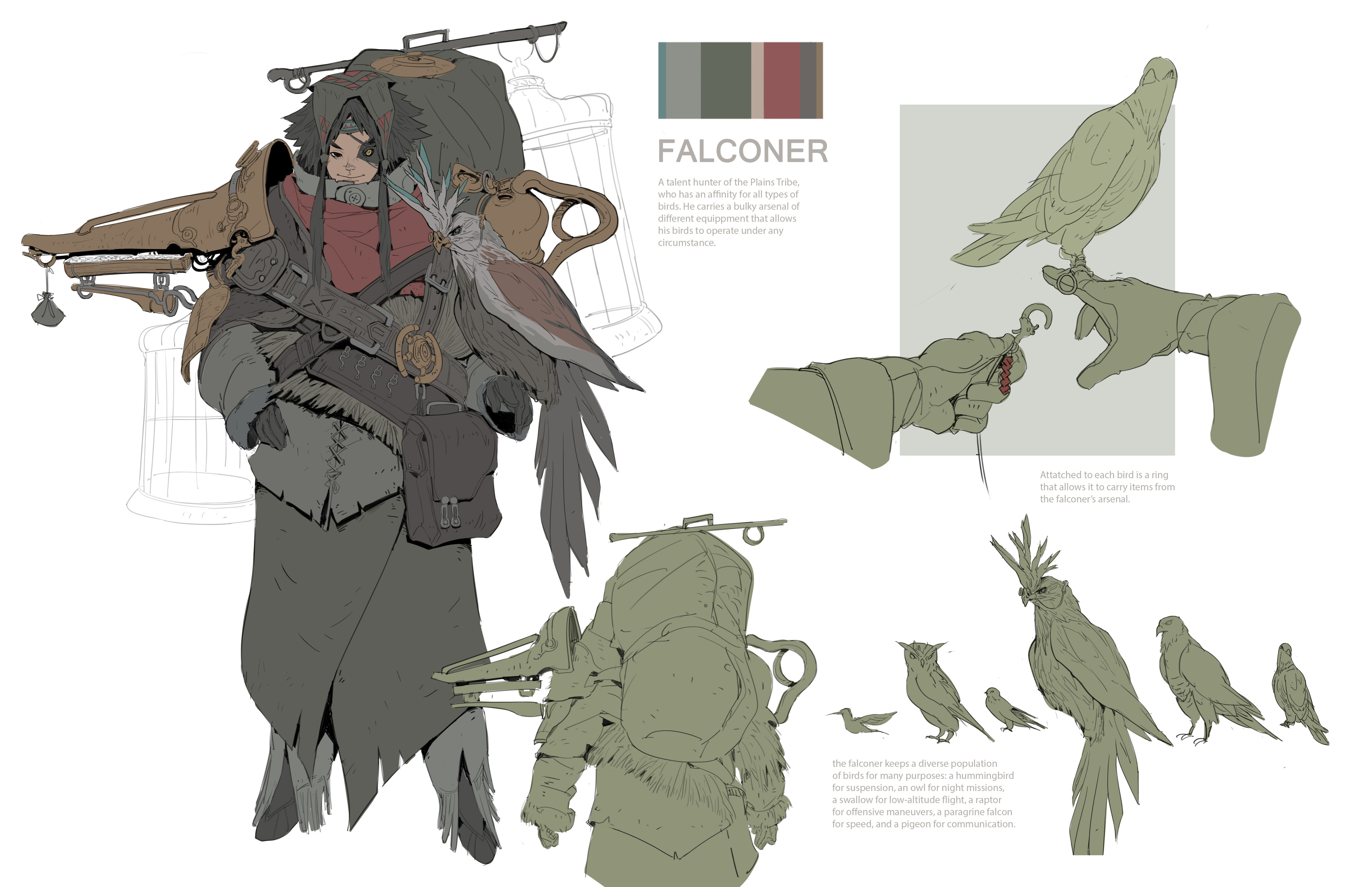 qiu-fang-falconer-function-sketches.jpg (3840×2485)-花瓣网