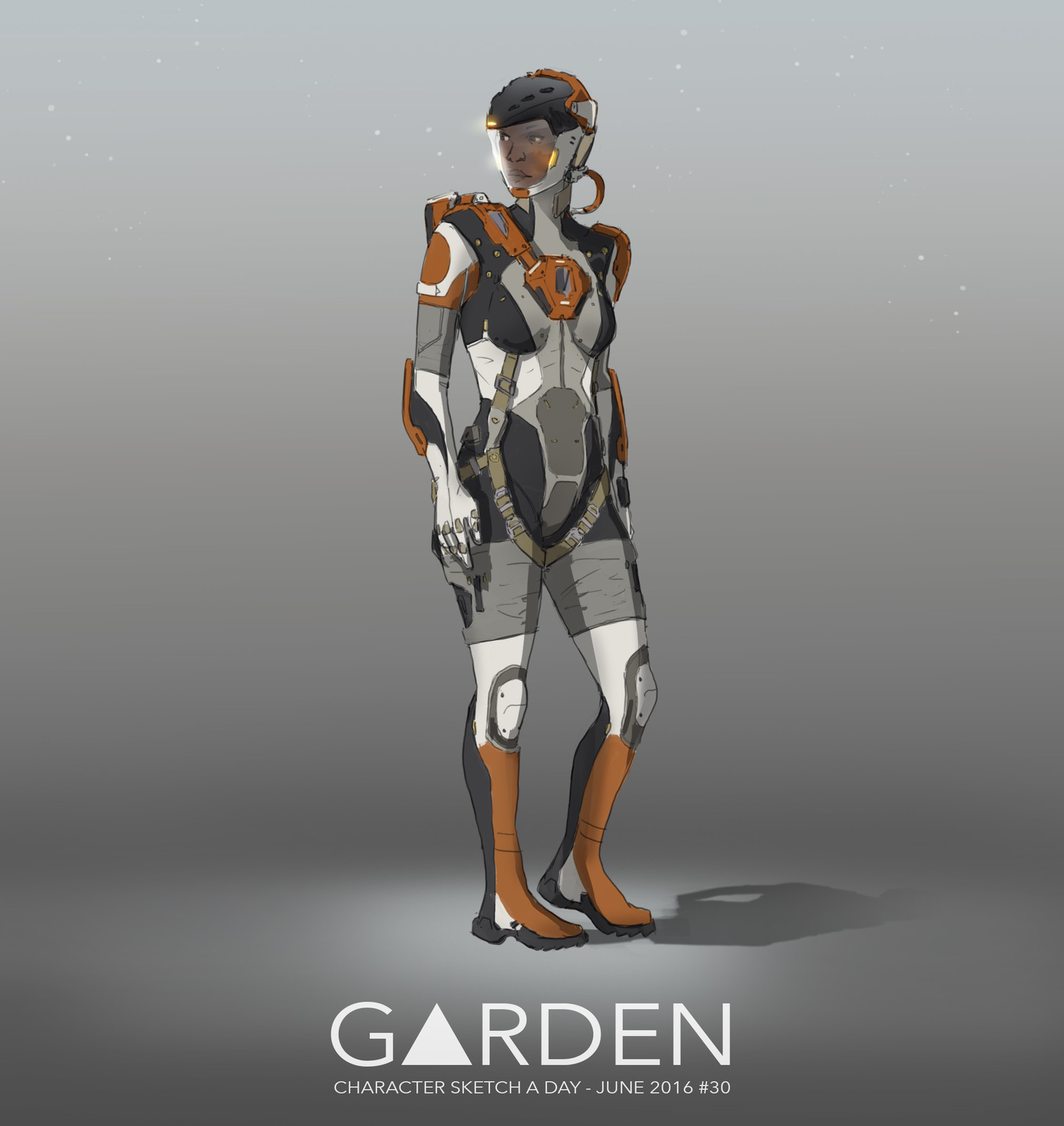 Tom Garden - Character Sketch a Day - June/July 2016