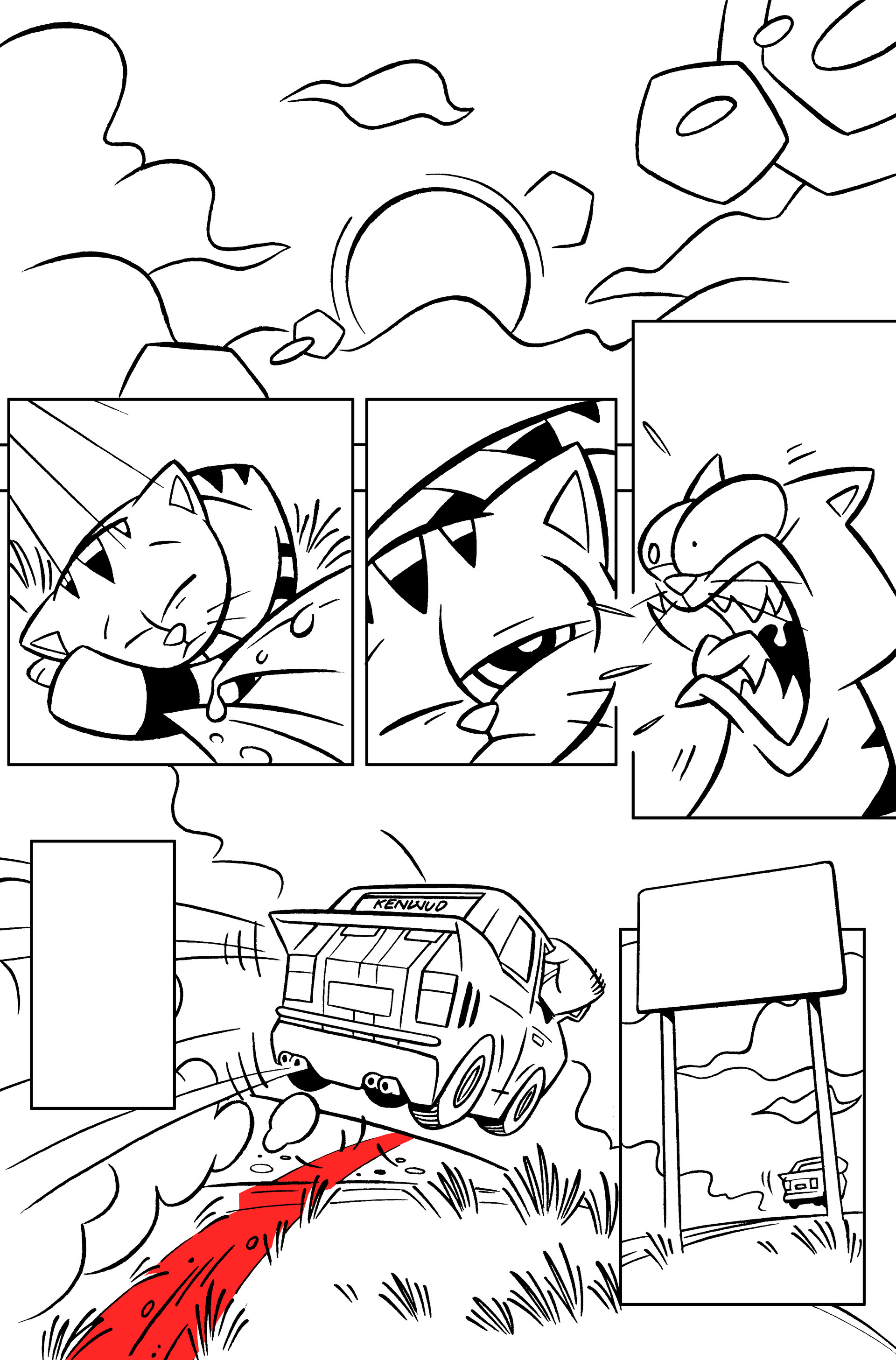 Grzegorz Korniluk - Handmade comic book pages. 8 years old now