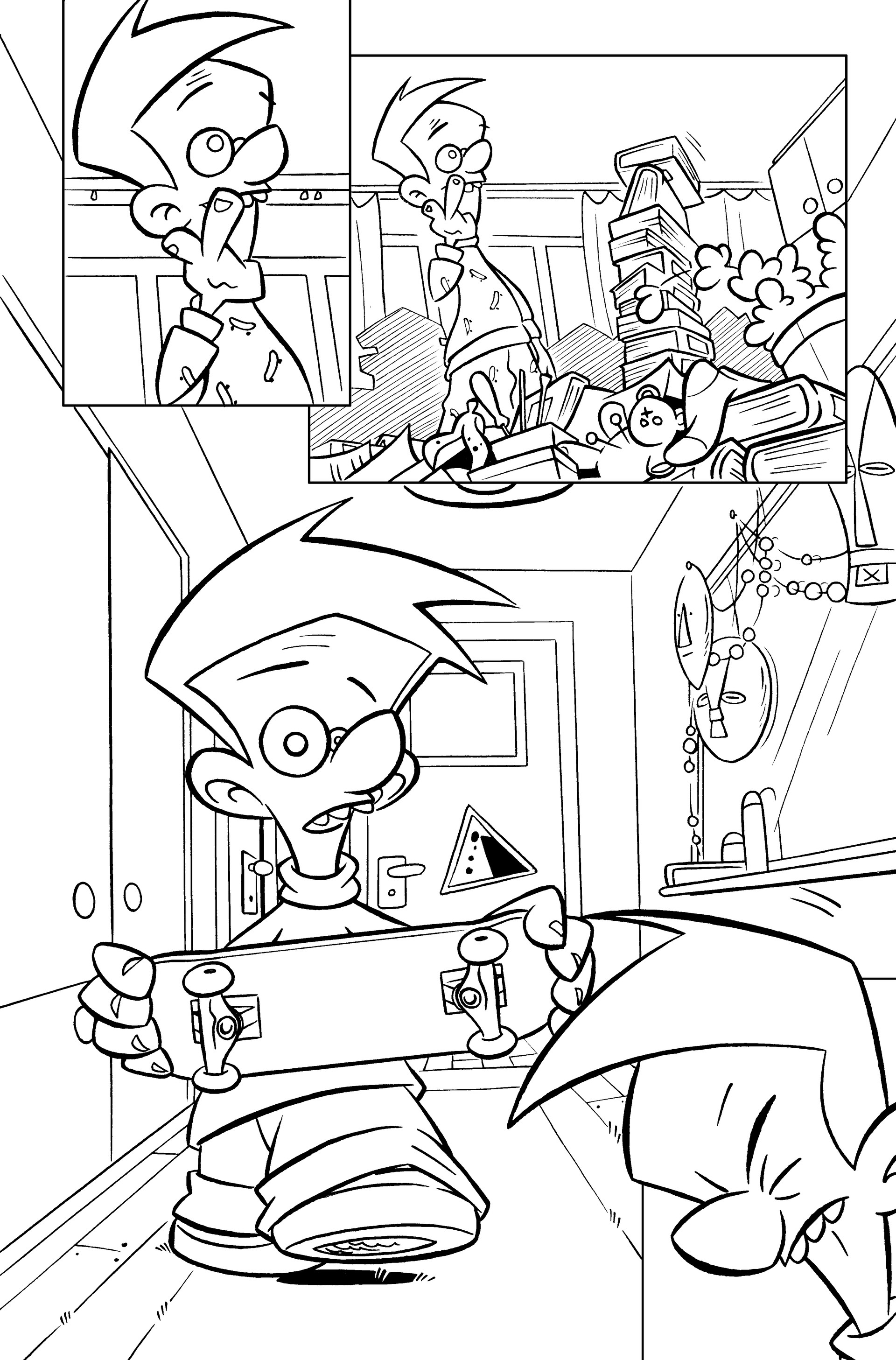 Grzegorz Korniluk - Handmade comic book pages. 8 years old now