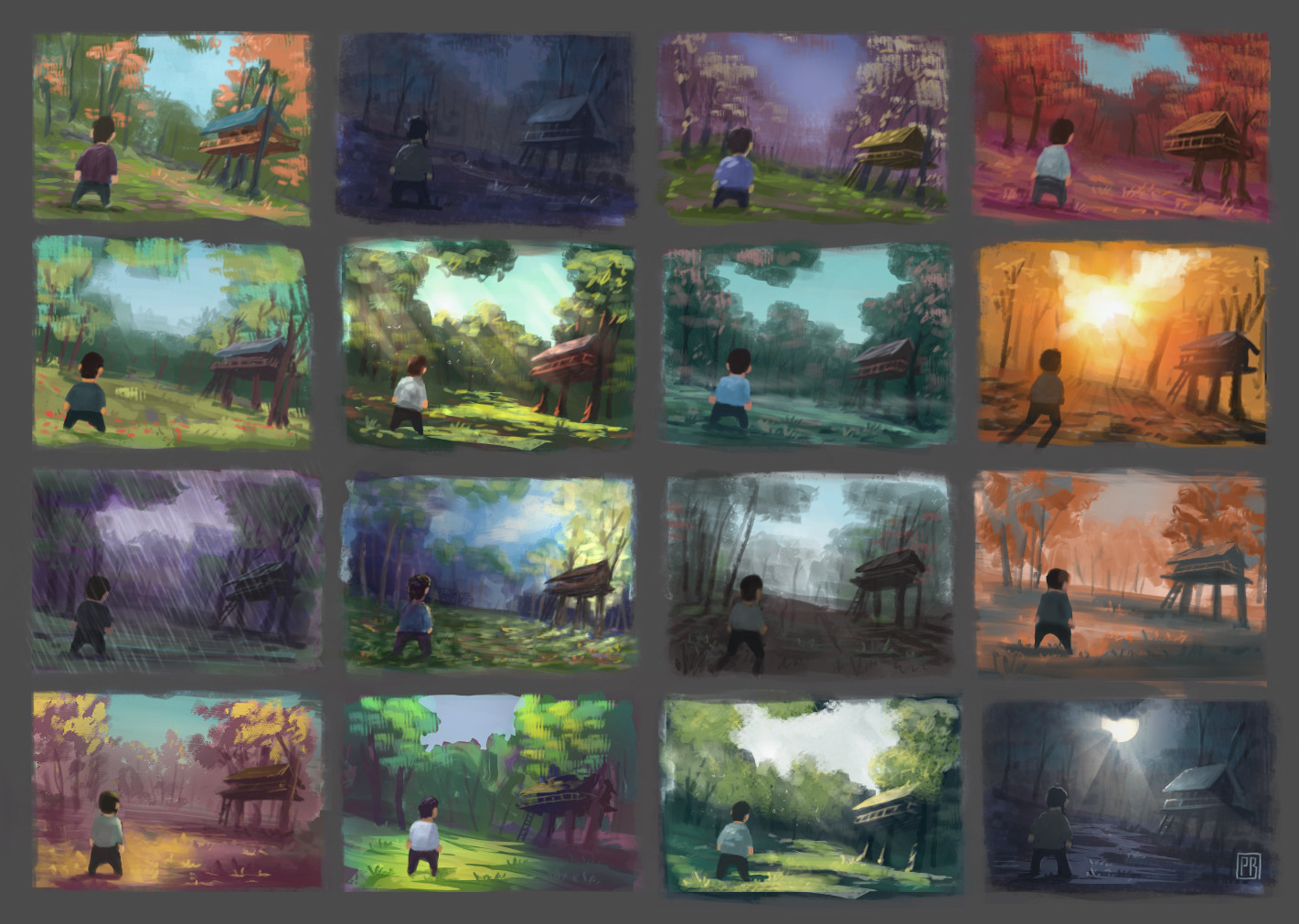 ArtStation - Thumbnails Colorset