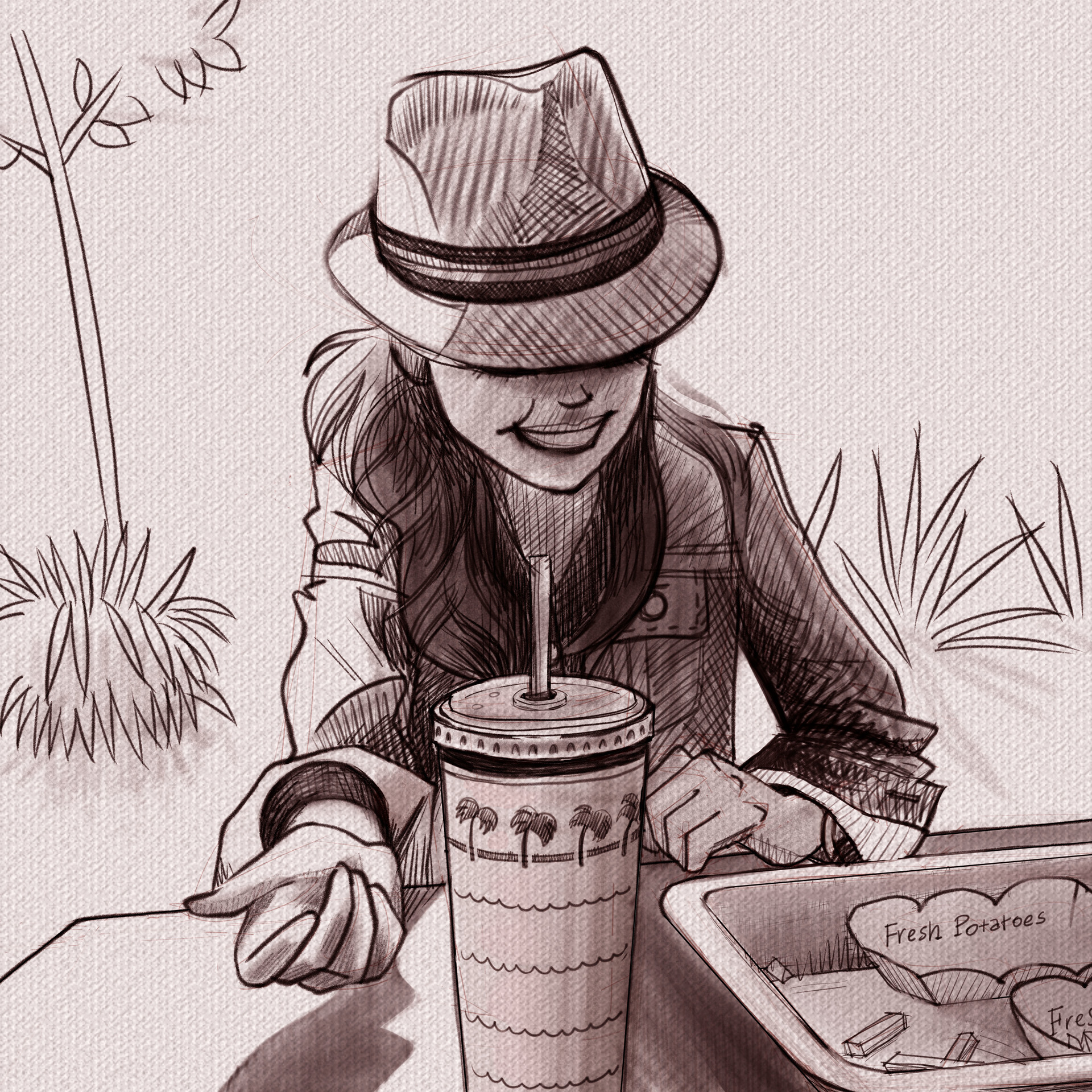 ArtStation - in-n-out burger