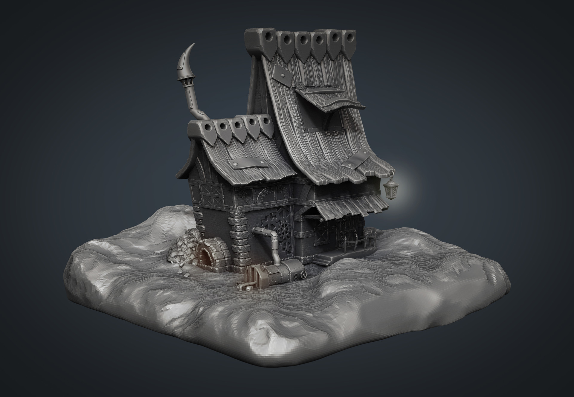 ArtStation - Cartoon Buildings, Yury B