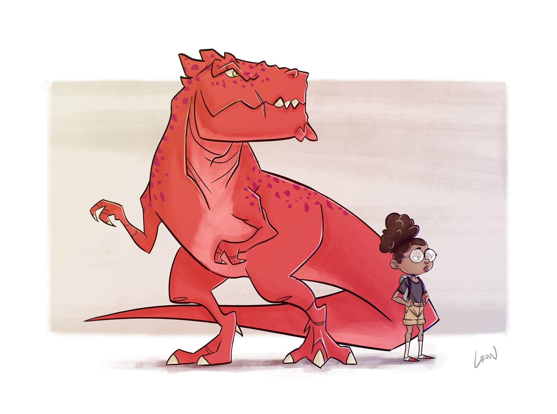 how to draw devil dinosaur