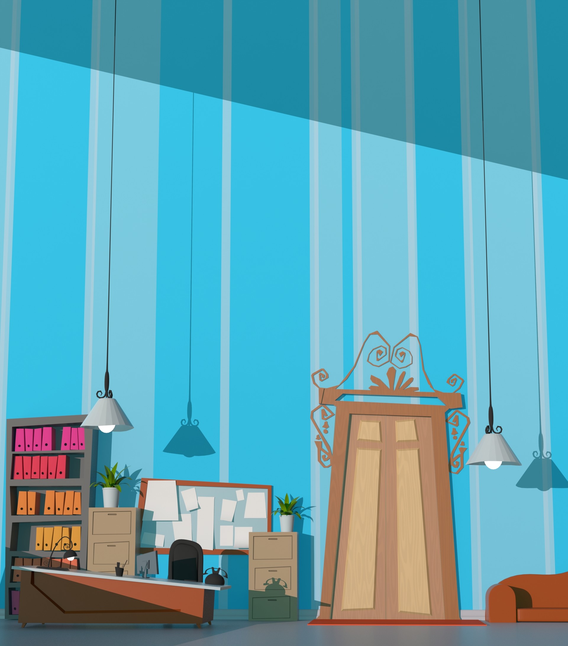 ArtStation - Secretary Room