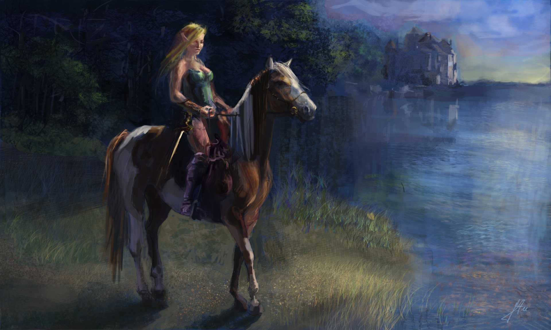 ArtStation - Female warrior