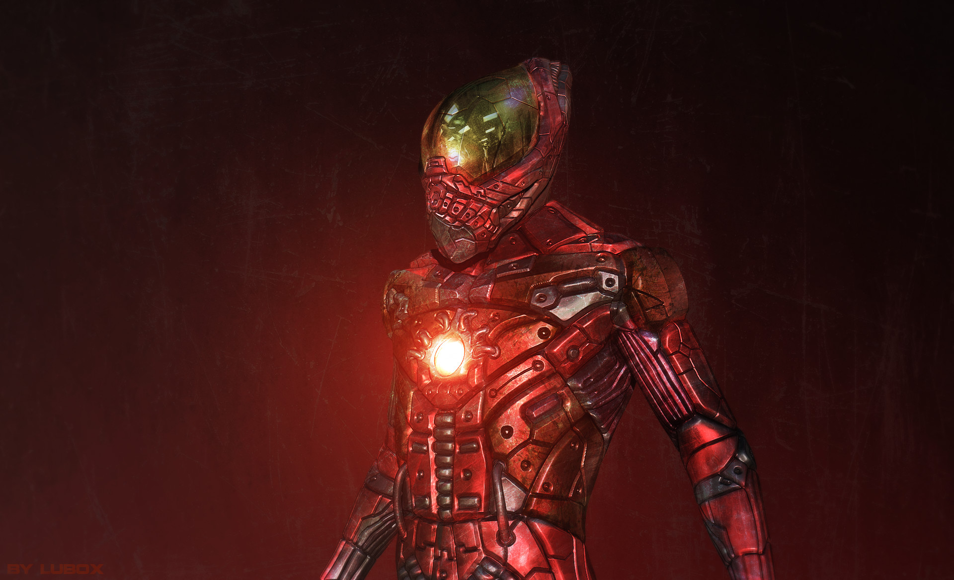 ArtStation - Z-56 Suit - My First Hard Surface Sculpt