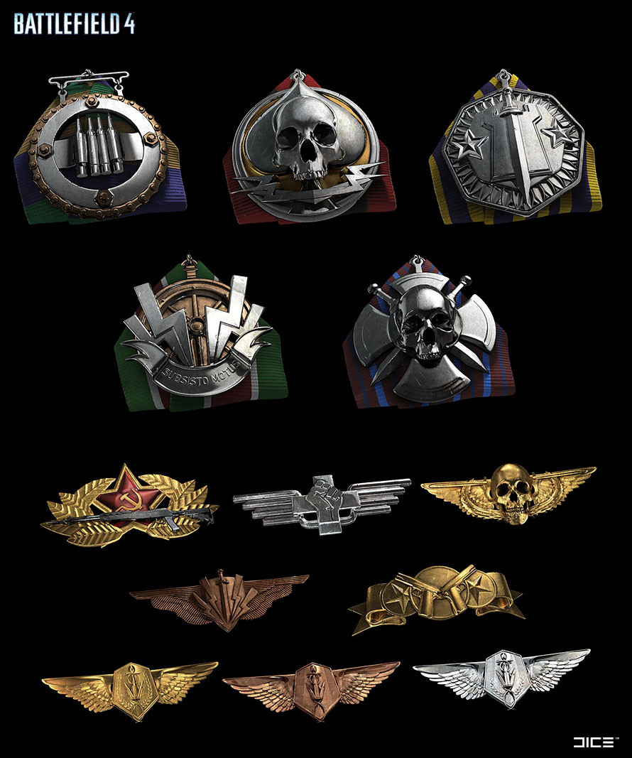 ArtStation - Battlefield 4- Medals
